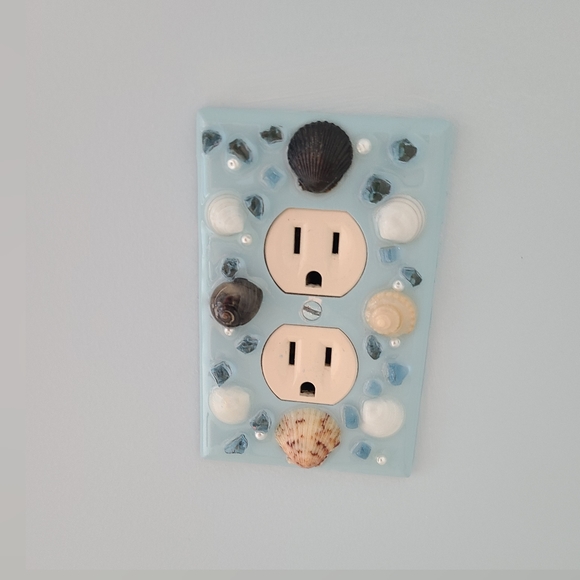 Handmade | Other | Decorative Cover Outlet Switch Plate Coastal Beach ...